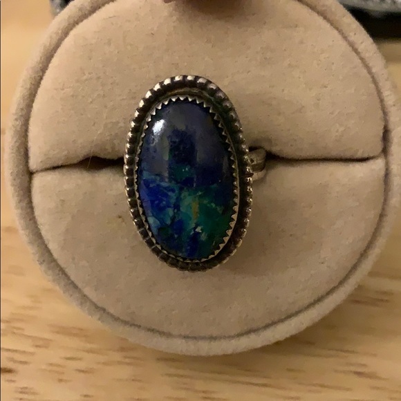 Jewelry | Vintage Ring With Blue Green Stone | Poshmark
